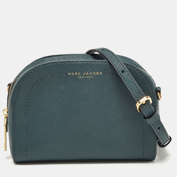 Marc Jacobs | Bags | Marc Jacobs Dark Green Leather Playback Dome ...